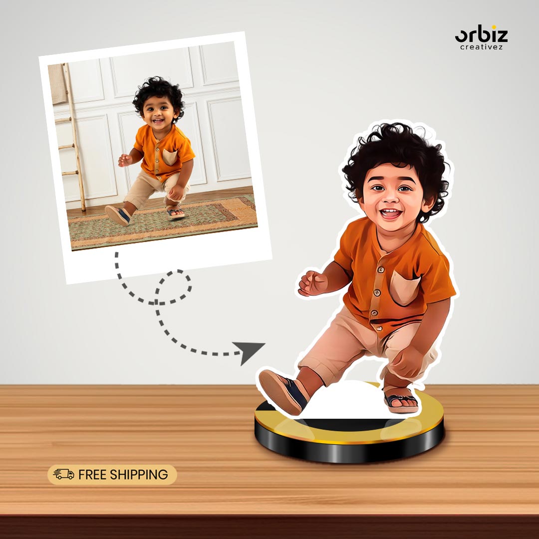 Mini Me Personalized Kids Caricature – Orbiz Creativez