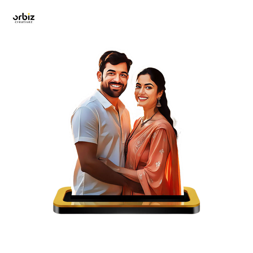Personalized Mini Me : Couple Caricature – Orbiz Creativez