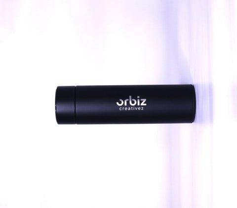 Customized Black Digital Water Bottle – Orbiz Creativez