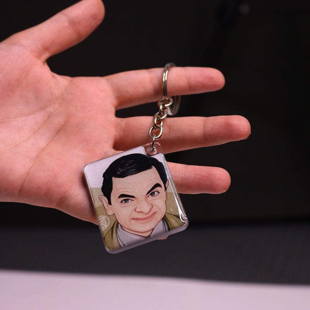 Mr Bean Photo Printed Keychain – Orbiz Creativez