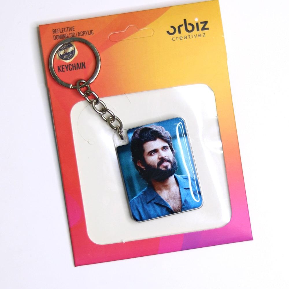 Vijay Deverakonda Photo Printed Keychain – Orbiz Creativez