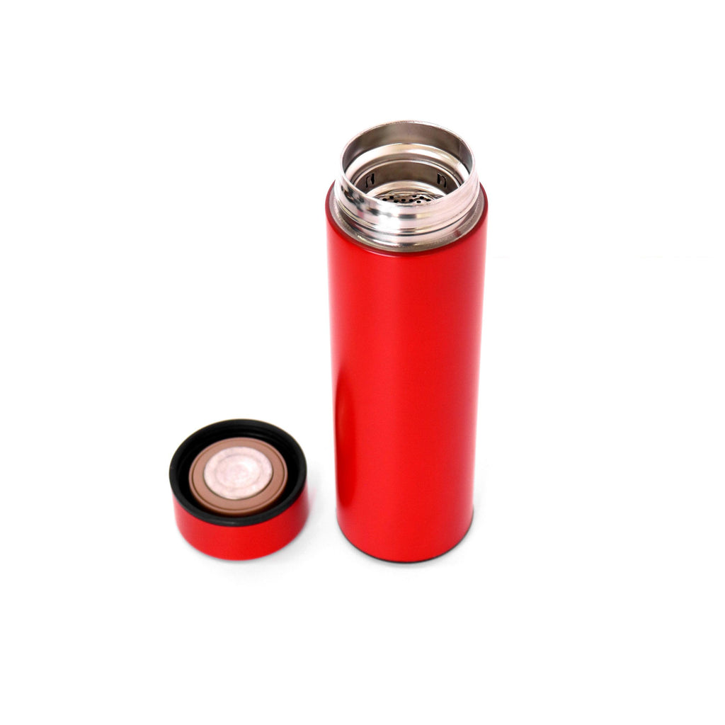 Customized Red Digital Water Bottle – Orbiz Creativez